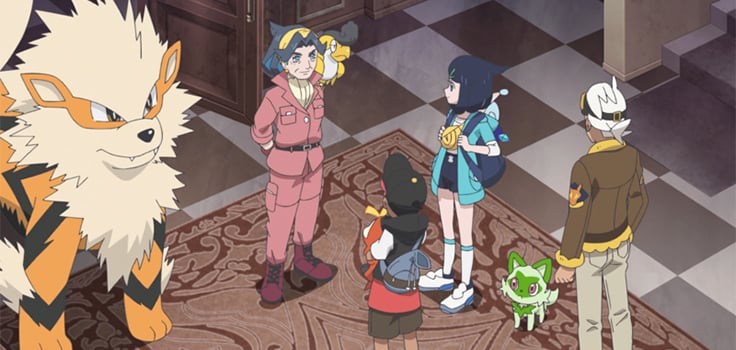 Pokéflix - Pokémon Horizons Reunion at the Ancient Castle